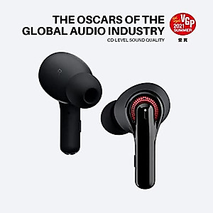 Tribit [Upgraded Version] Wireless Earbuds, Qualcomm QCC3040 Bluetooth 5.2, 4 Mics CVC 8.0 Call Noise Reduction 50H Playtime Clear Calls Volume Control True Wireless Bluetooth Earbuds, FlyBuds C1