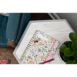 Southworth Academic Planner (July 2021-June 2022), 7" x 9.25", Bright Floral Burst, 28 lb./105 gsm Paper, Medium Twin Wire (92115)