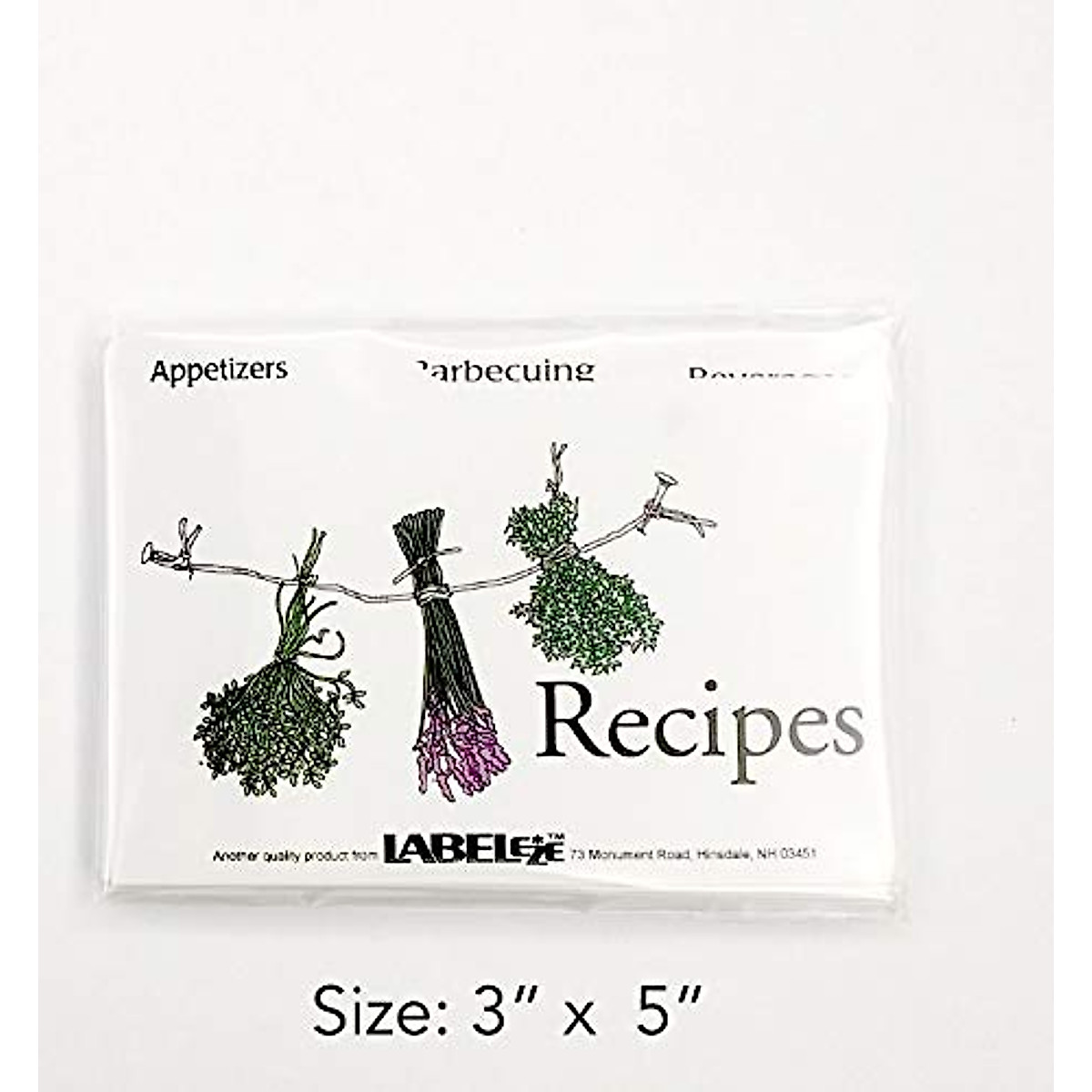 Recipe Card Divider 3-by-5-Inch Set