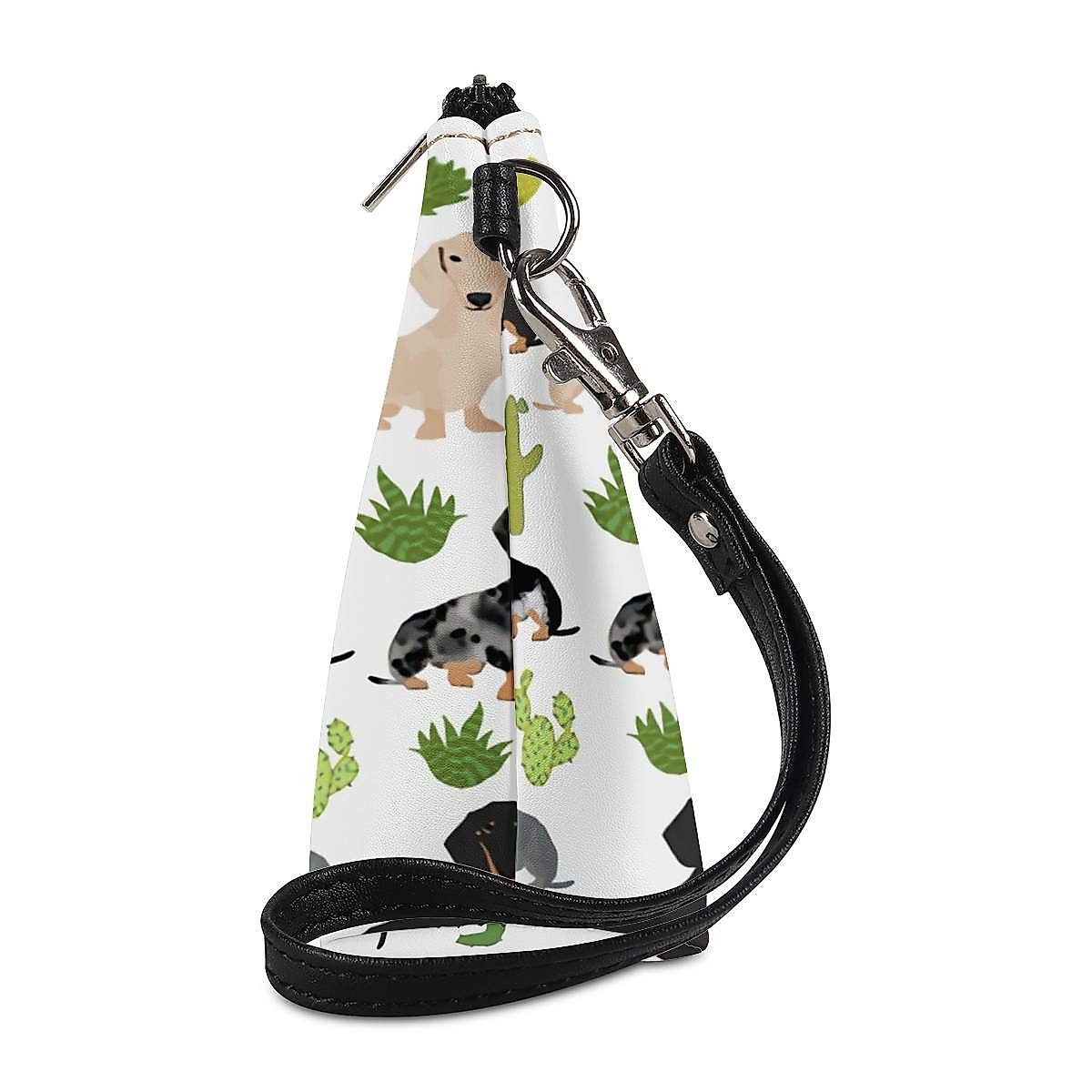 Mumeson Lightweight Portable Travel Cosmetic Bag Tropical Dachshund Make Up Toiletry Organizer Bag