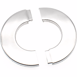 OZXNO 4.0" Stainless Steel Wall Split Flange 4pcs Split Decorative Escutcheon Self-Adhesive Wall-mounted Water Pipe Cover Accessories