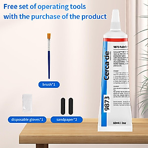 Cerca de Fabric Glue，Liquid Stitch Fabric Adhesive，Mighty mend it Fabric Glue, Strong, Waterproof Glue for Fabric Repair and Permanent Bonding, 2 oz.