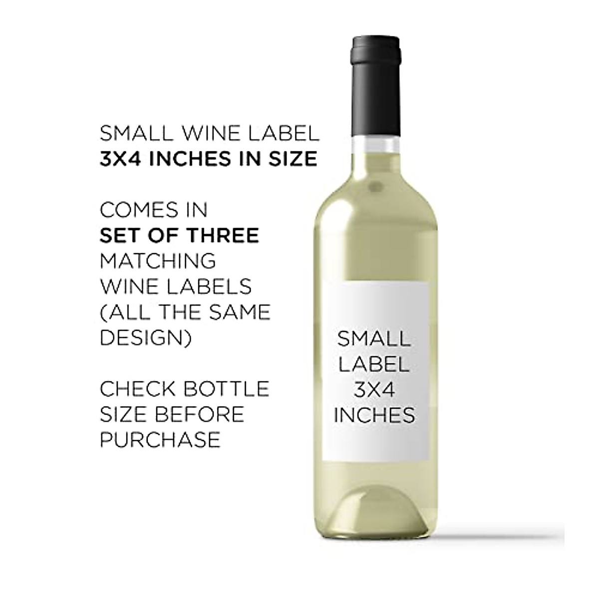 Grandparents Pregnancy Reveal Small Wine Labels, Set of 3, for Parents Mom and Dad, Announcements Gifts, Wine Bottle Stickers, Promoted to Grandparents, Im Pregnant
