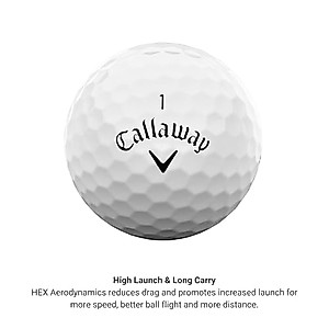 Callaway Warbird Golf Balls (2023 Version, White)