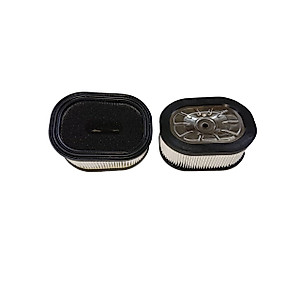 ENGINERUN MS441 Chainsaw Air Filter Fits for Stihl MS440 MS441C MS660 044 066 Saws Parts Replaces OEM 0000 120 1653, 0000 120 1654 (Pack of Two)