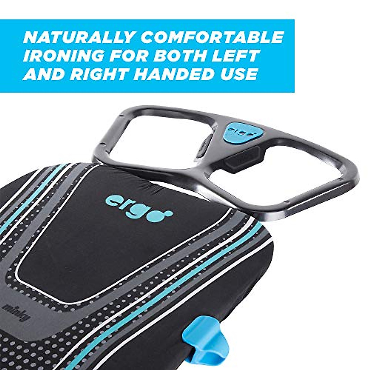 Minky Homecare Ergo Ironing Board, Black and Blue