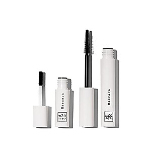 M2U NYC Voluminous Mascara, Tubing Mascara, Voluptuous Volume, Intense Length, Feathery Soft Full Lashes, Lengthening, No Flaking, No Smudging, No Clumping, Water Resistant, Black (0.12 FL Oz, Black)