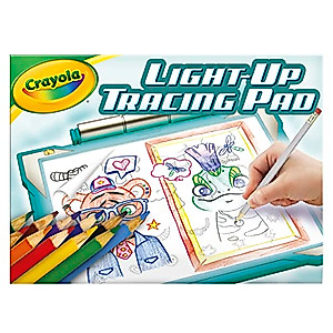 Crayola Light Up Tracing Pad - Teal, Kids Light Board For Tracing & Sketching, Easter Toys for Kids, Easter Gifts, 6+ [Amazon Exclusive]