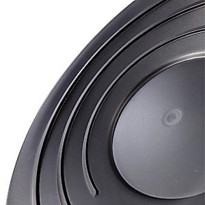 SE 14 Inch Gold Panning Pan - Three Riffles for Easier Mining and Prospecting, Black