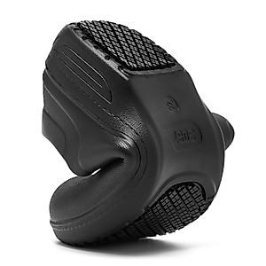 alcubieree Non Slip Work Shoes for Women,Slip Resistant,Waterproof,Oil-Proof,Ideal for Nurse Healthcare Crews,Kitchen Chef Food Service Restaurant Slip on Working Footwear Black Size 8.5