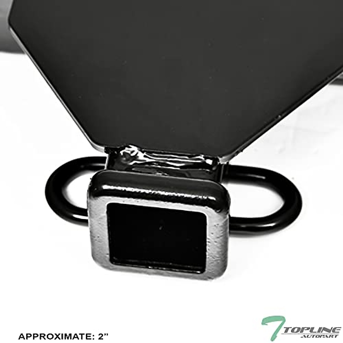 TLAPS 7422443836849 for 2007-2014 Ford Edge / 2007-2015 Lincoln MKX Class 3 III Black 2" Trailer Hitch Receiver