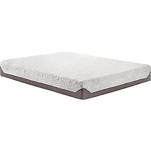 Boyd Sleep 8" RespondaFlex Queen Size Medium Firm Gel Memory Foam Mattress, Cooling Air Flow Layer, and Comfort Support Base, Bed in Box, Fiberglass Free,White