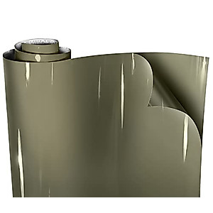 VViViD+ Ultra Gloss Combat Military Green 3ft x 5ft Vinyl Car Wrap Premium Paint Replacement Film Roll w Nano Air Release Technology, Stretchable Protective Liner
