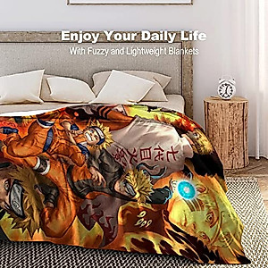 Anime Blanket Super Soft Flannel Throw Blankets for Adults Kids Traveling Camping Sofa Decor Gifts 50"X40"