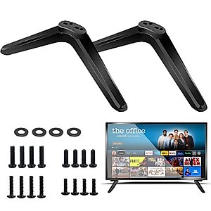 TV Base Stand for TCL TV Legs Replacement Compatible with TCL Roku Smart TV for 27 28 29 30 32 37 40 55 Inch 32S321 32S325 50S425 40S325 32S327 32S3850P