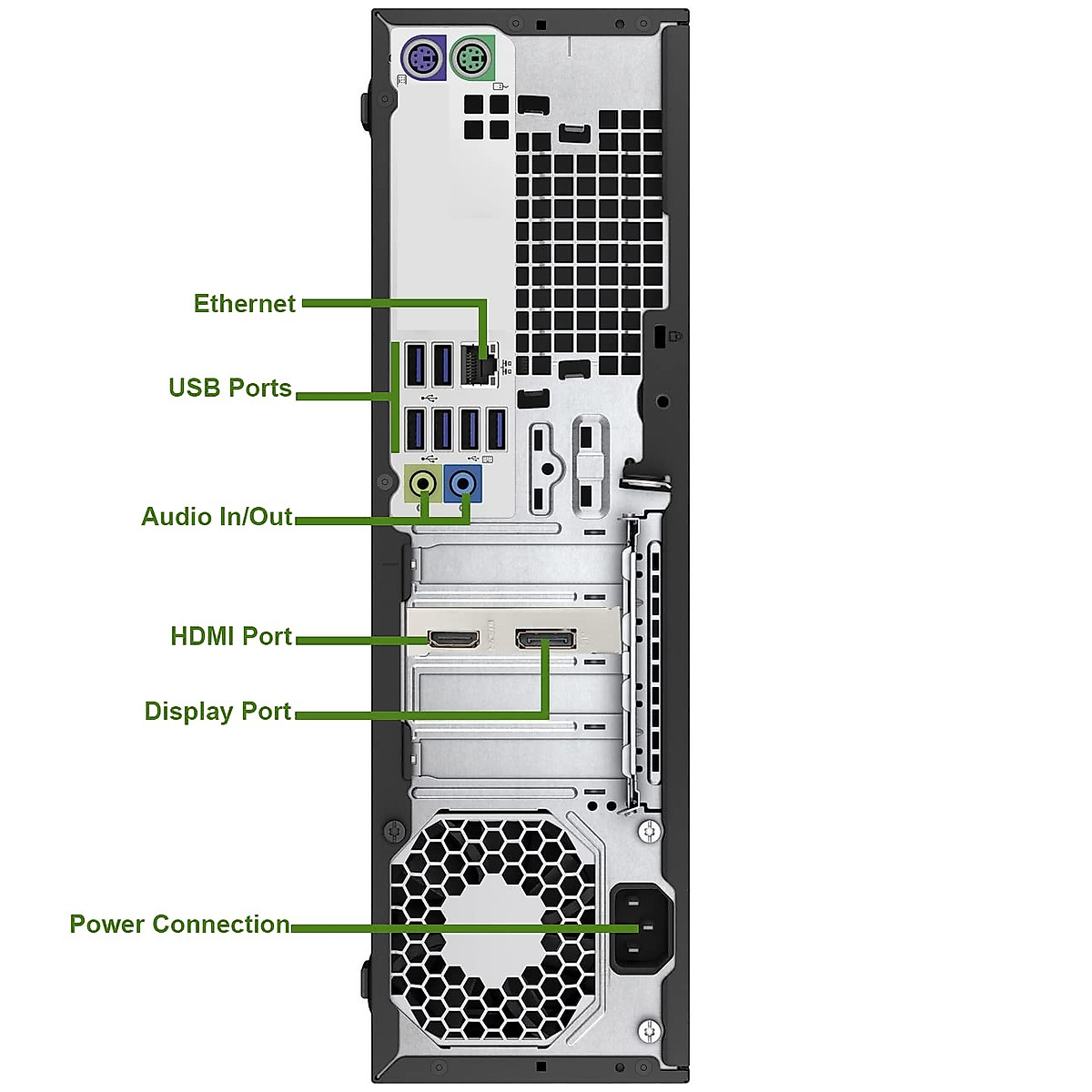 HP 800 G2 SFF Computer PC Intel Core i7 Processor, [ 16GB Ram, 256GB SSD + 1TB HDD ] Wireless WiFi New 27 Inch 4k Gaming Monitor, AMD Radeon RX-550 4GB GDDR5 Graphics, Windows 10 (Renewed)