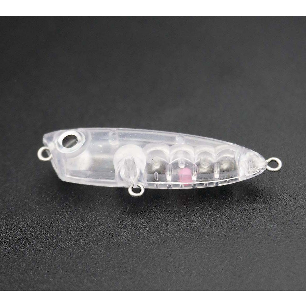 10PCS Unpainted Lure Blanks 2.81g 4.8cm with Free 6mm Eye Crankbait Simulation Blank Body Clear Hard Baits Trout Salmon Minnow Lure Popper Lures Topwater Freshwater 8440