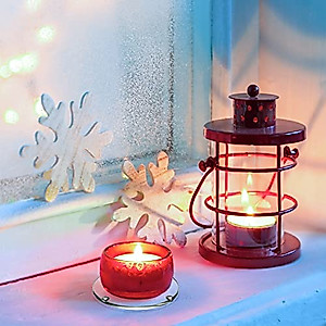 YOUEON Set of 6 Round Glass Drink Coasters, 3.5 Inch Crystal Coasters Decorative Glass Plates Clear Glass Coasters for Mugs, Cups, Dining Tables, Office, Kitchen, Home Decor and Parties