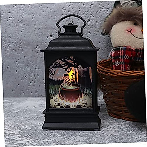 DECHOUS Halloween Decor Globe Decor Fall Snow Globe Simulation Flame Light Flame Lamp Lantern Candle Candle Light LED Outdoor Decor
