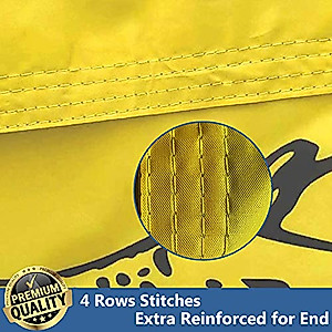 Dont Tread on Me Gadsden Double Sided Flag 3x5 Outdoor Heavy Duty Don't Tread Flags Banner with 2 Brass Grommets
