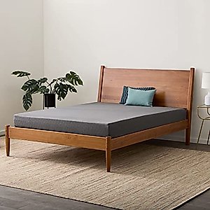 Linenspa 8 Inch Gel and Bamboo-Charcoal Memory Foam Mattress – Firm Feel – Queen Mattress in a Box