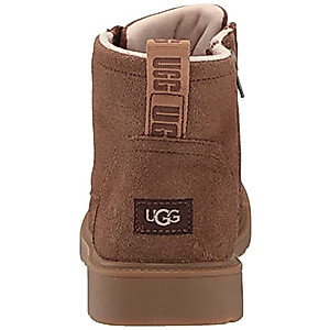 UGG K CHELHAM Weather Fashion Boot, Walnut Suede, 4 US Unisex Big Kid