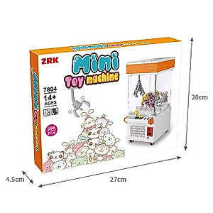 Claw Machinel Micro Blocks Display Sets for Kids or Adult,Mini Block Model Toy for Intelligence Education(596PCS)