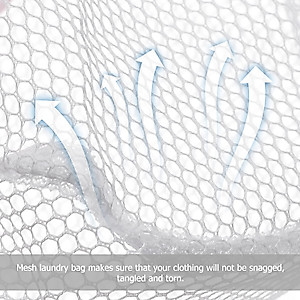 Beaupretty Laundry Bag Mesh Laundry Bags Honeycomb Mesh Laundry Bags 5pcs Washing Machine Wash Bag for Underwear Delicates Blouse Bra and Baby Clothes Laundry Bags Mesh Wash Bags