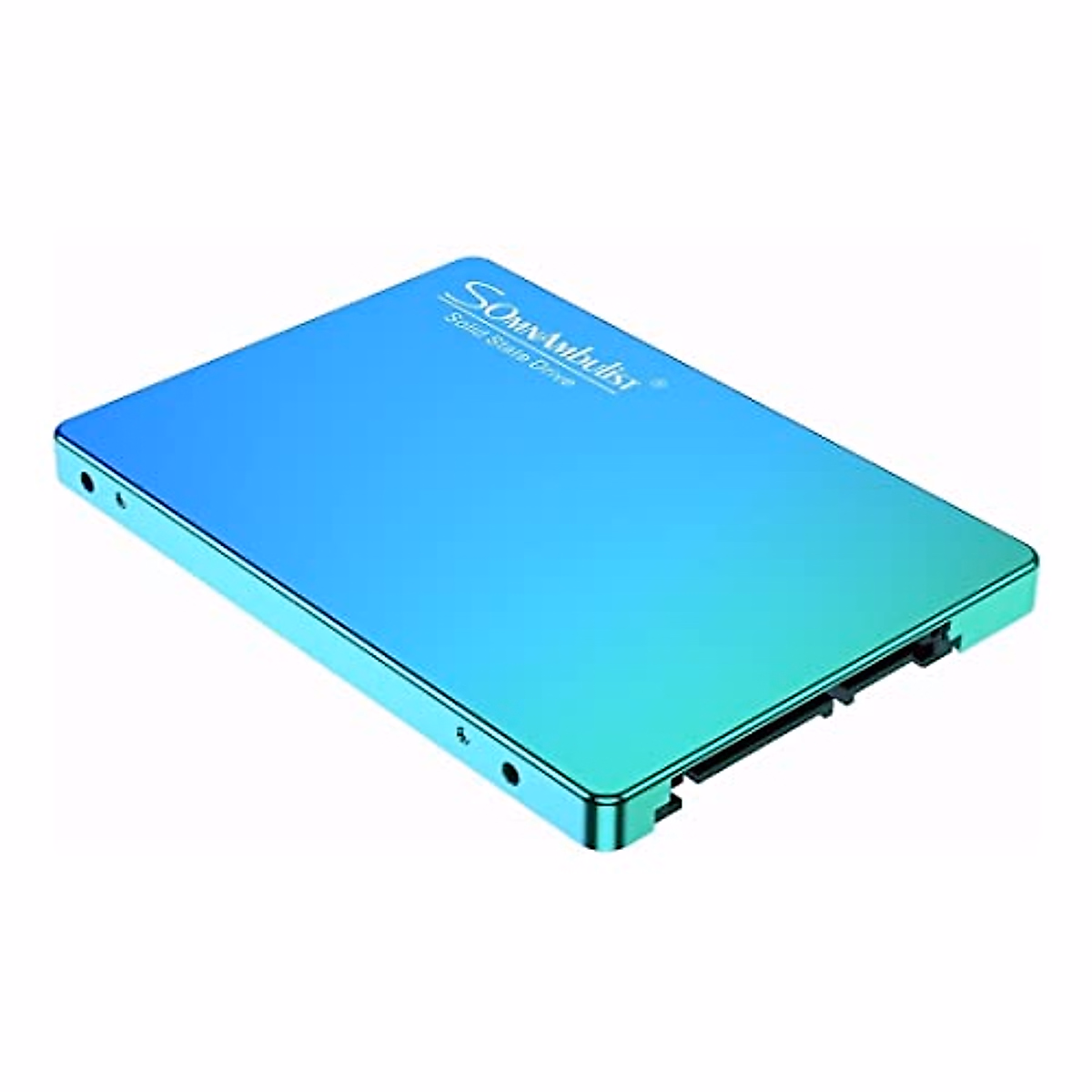 Somnambulist SATA3 2.5inch 60GB 120GB 240GB Solid State Drive SSD (Gradient Blue cyan-120GB)