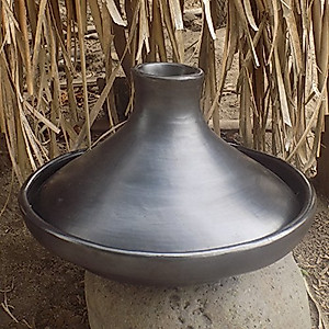 Ancient Cookware, Chamba Clay Tagine, Large, 1.5 Quarts