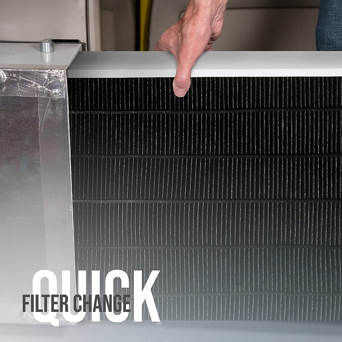 Lennox X6672 16x25x5 Furnace Filter, Merv 16 Carbon Clean Home Air filter for HVAC system 2 Pack with Cleaning Cloth