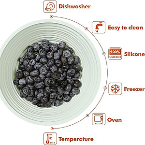 Dimpola Banneton Bread Proofing Baskets - 9 Inch Round & 10 Inch Oval Foldable Silicone Sourdough Baking Basket, Complete Set for Bread Making With Essential Tools, Easy to Clean and Storage