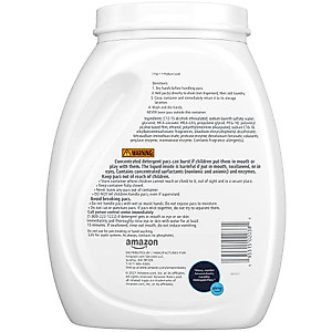 Amazon Basics Laundry Detergent Pacs, Fresh Scent, 120 Count (Previously Solimo)
