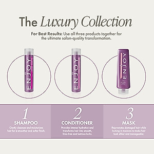 Enjoy Sulfate Free Luxury Shampoo, 10.1 Fl Oz