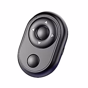 Bluetooth Remote & Page Turner Control - Can Also Use to Scroll Videos for Tiktok and Control to Play/Pause The Video - It Can Work with Most Cellphones/Tablets (Andriod 8.0+ and iOS 6.0+)