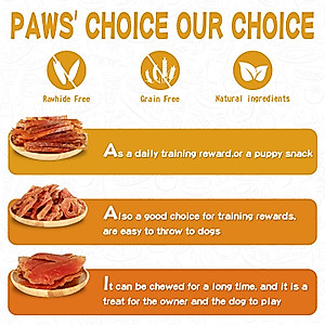 PAWUP Chicken Jerky Strips Dog Treats, Training Treats for Dogs w/Taurine, Low Fat, Natural Chicken Jerky Cuts, 12.5 oz