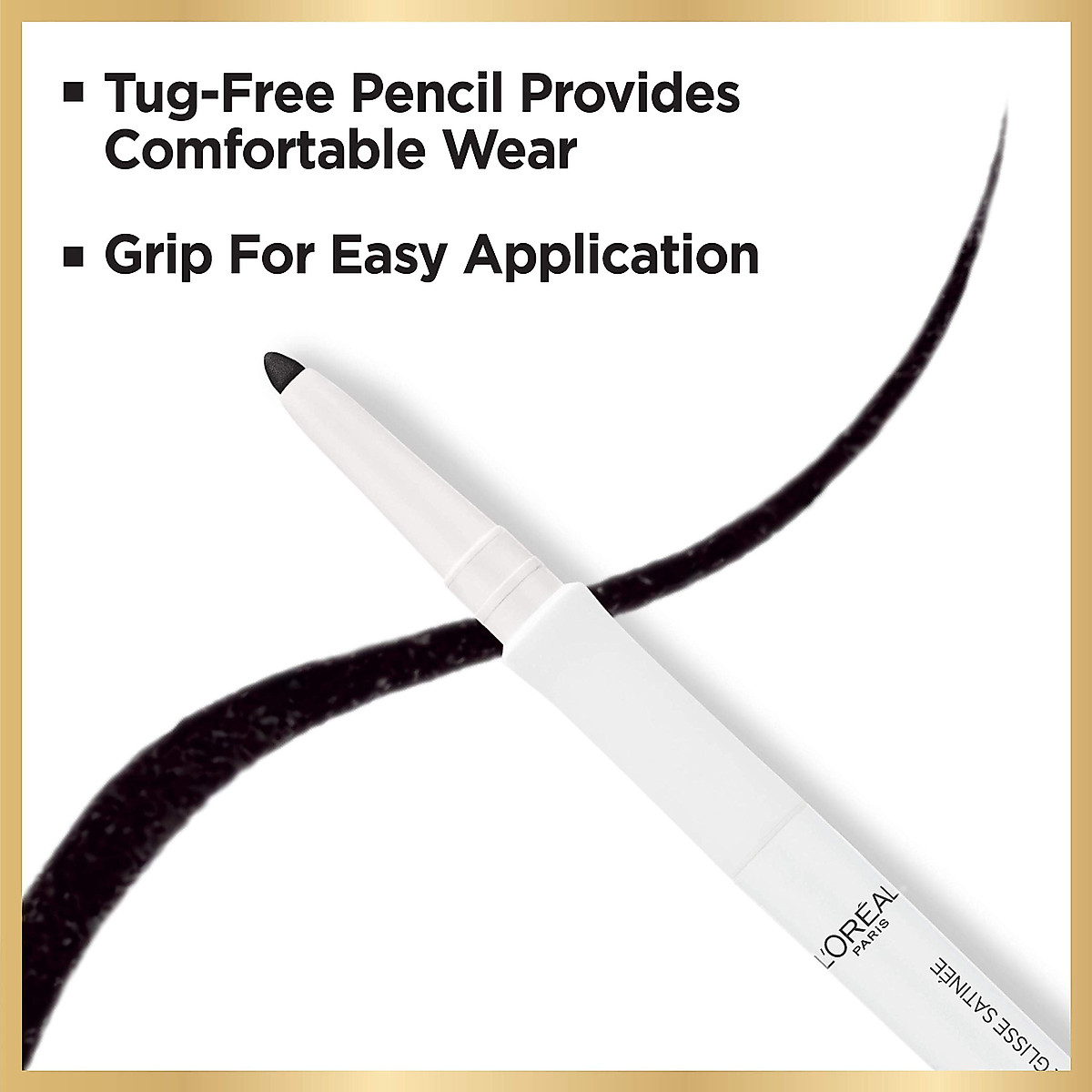 L’Oréal Paris Age Perfect Satin Glide Eyeliner with Mineral Pigments, Black