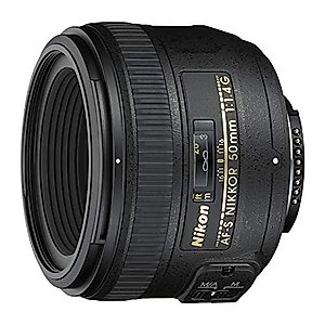 Nikon AF-S FX NIKKOR 50mm f/1.4G Lens with Auto Focus for Nikon DSLR Cameras