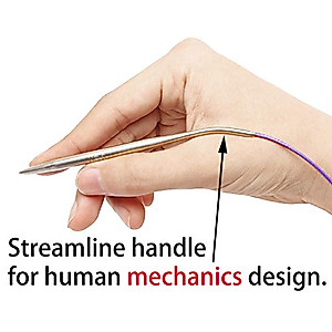 Circular Knitting Needles 16 Inch Set Round Metal Kit Size 13 10 8 6 2.5 0