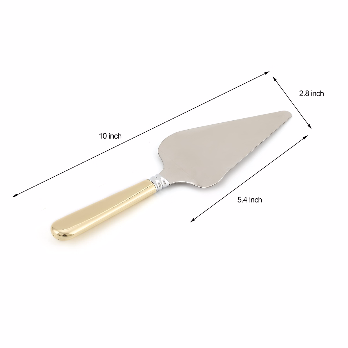 Wedding Cake Knife and Server Set, Cake Cutting Set For Wedding, Cake Cutter Knife & Pie Server, Cake Server for Birthday,Anniversary,Holiday,Baby Shower,Party