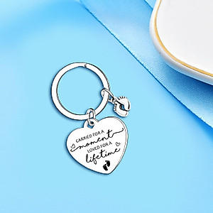 Ghloyza Miscarriage Memorial Keychains for Women Carried for A Moment, Loved for A Lifetime Miscarriage Gift for Mothers Infant Loss Keepsake