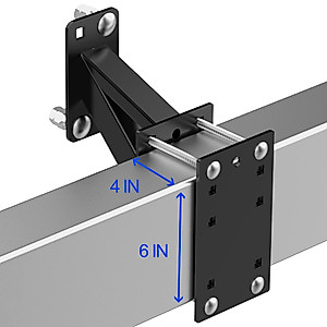 Trailer Spare Tire Mount,RV Spare Tire Carrier,Boat Trailer Spare Tire Mount,Heavy Duty 160 Lbs Lock Holder,Fits 4 & 5 & 6 Lugs Trailer Wheels on 4", 4.25",4.5'', 4.75'', 5'' and 5.5'' Bolt Patterns