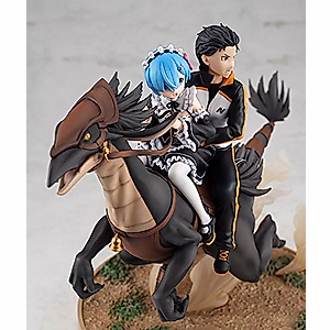 Kadokawa Re: Zero - Starting Life in Another World: Rem & Subaru (Attack On The White Whale Version) PVC Figure