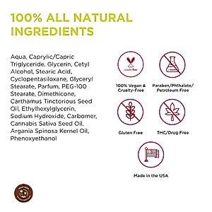 Hemp Seed Hand & Body Lotion, Nag Champa Scent - 16 Fl Oz - Soothe Dry Skin - Argan Oil, Hemp Seed Oil - Light, Non-Greasy Formula - Vegan & Cruelty Free