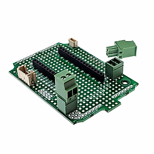 qBoxMini AFC DIY IOT Enclosure Kit (One SMA), IOT Enclosure for Feather ESP32 Cellular LoRa WiFi Arduino Board, Waterproof IP65 Enclosure with Glands, prototyping PCB, connectors Set and SMA