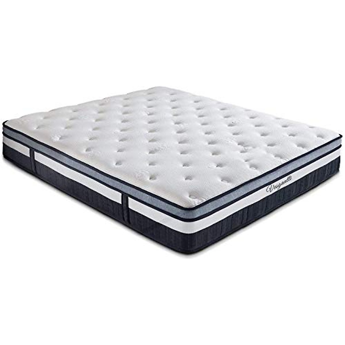 Vesgantti Full Mattress 10 Inch Innerspring Multilayer Hybrid Full Size Mattress - Ergonomic Design with Memory Foam and Pocket Spring Mattress Full Size - Box Top Series Medium Firm Feel