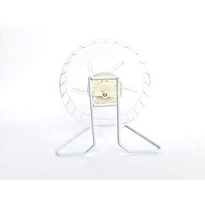 VEDEM Hamster Exercise Wheel Super-Silent Spinner Syrian Hamster Running Wheels with Stand for Hamsters Gerbils Mice Or Other Small Animals (Medium)