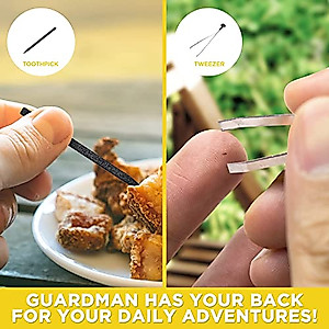 Credit Card Multitool Upgraded 18 in 1 Survival Multipurpose Wallet Tool Card Knife Fire Starter, Whistle, Compass Dad Gift for Men Fathers Day and Christmas Gift