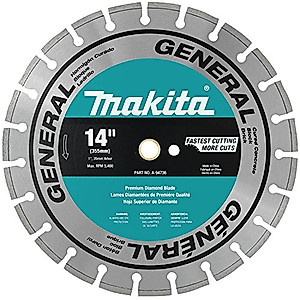 Makita 4114X 14" SJS™ Electric Angle Cutter, with 14" Diamond Blade