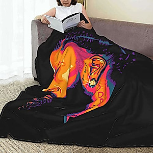 Flannel Blankets Ultra-Soft Cozy Warm Micro-Fleece Throw Lightweight Microfiber Bedding Blanket Nips&E&Y Huss&L&E for Bed Couch Living Room All Seasons 50"X40"